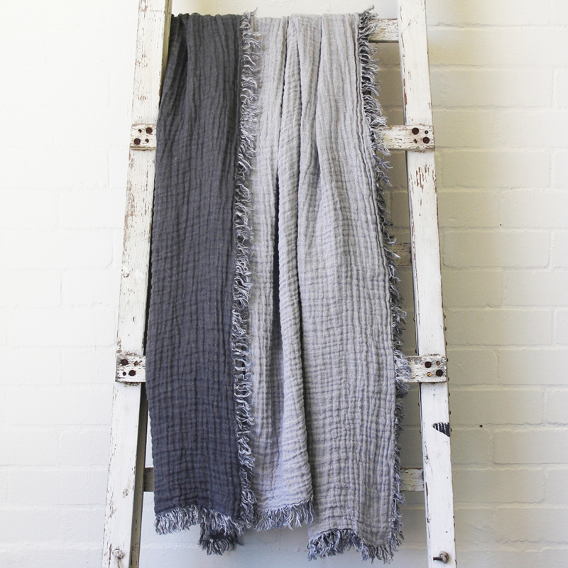 LINEN THROW by SAFARI LIVING | green magazine