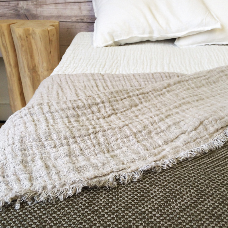 LINEN THROW by SAFARI LIVING | green magazine