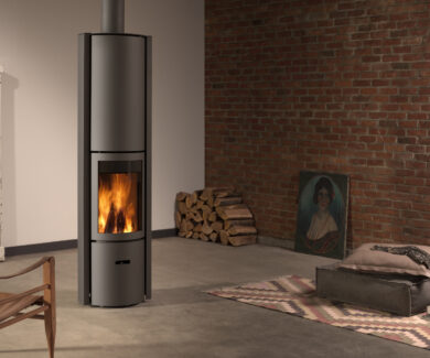 Stûv 6 Freestanding | green magazine